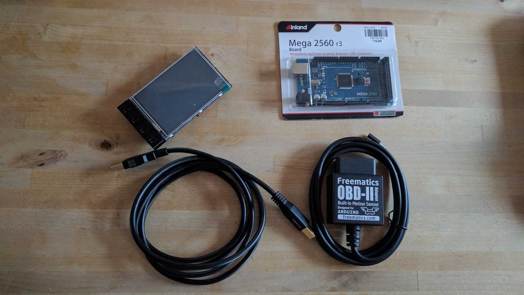 Thanks to a few sample sketches on the Freematics Github , I was up and ...